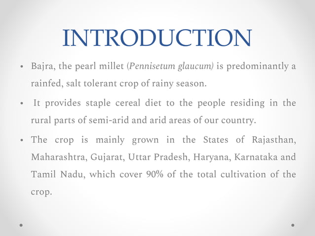 DISEASES OF PEARL MILLET (BAJRA).pptx | Gardening | Home & Garden