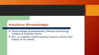 Knowledge and Curriculum Unit I Epistemology & Types of Knowledge | PDF