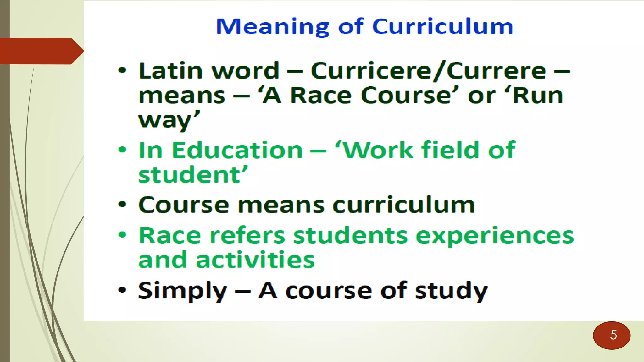 Meaning and Nature of Curriculum C8 - Unit VI | PDF