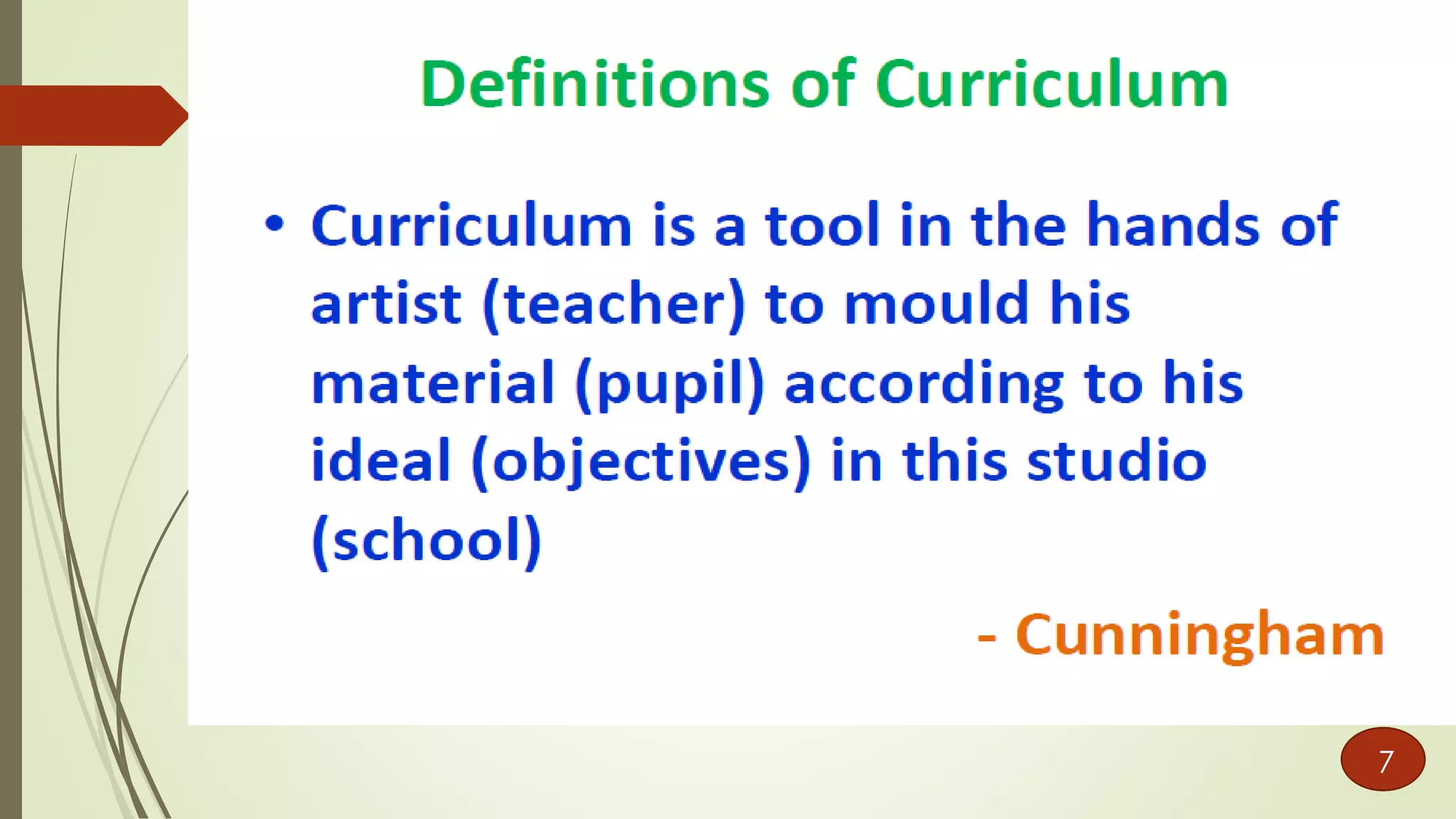Meaning and Nature of Curriculum C8 - Unit VI | PDF