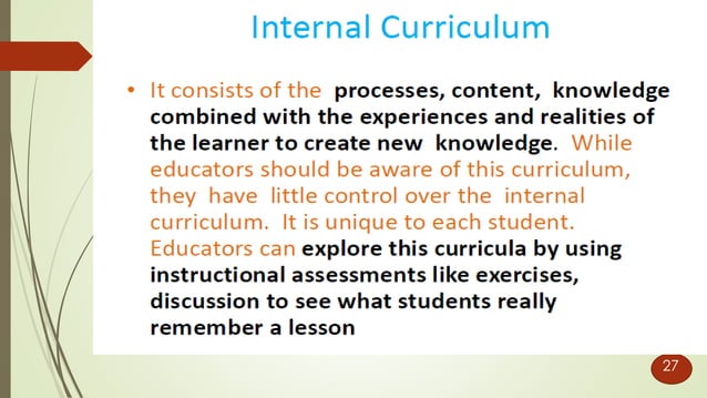 Meaning and Nature of Curriculum C8 - Unit VI | PPT