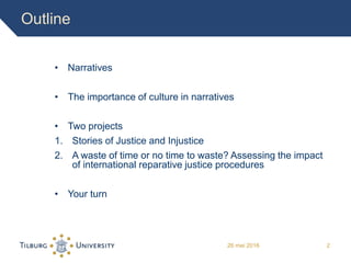 C8 Narrative victimology. A cultural understanding of victim experience ...