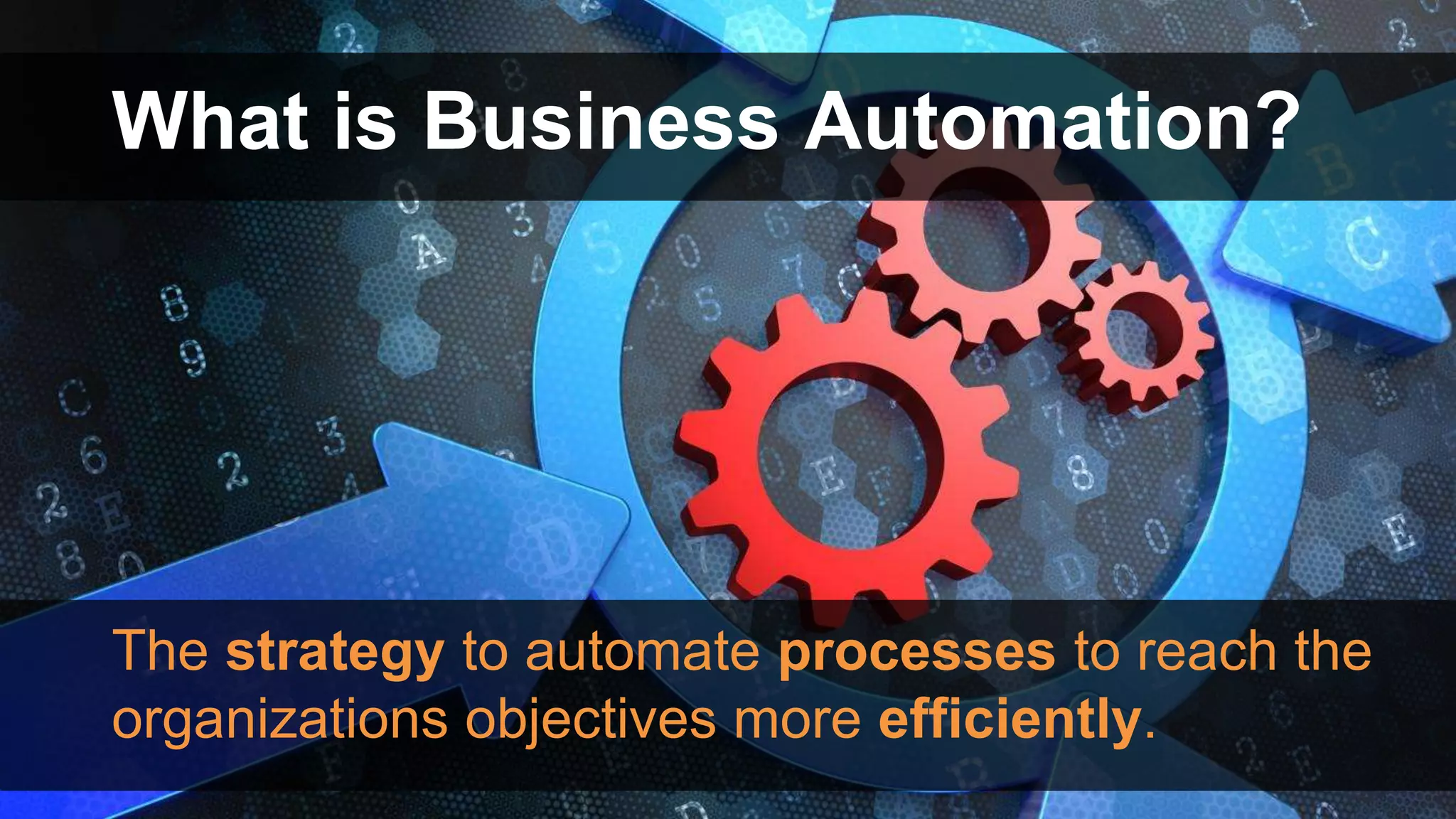 Business automation | PPT