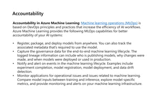 Responsible Machine Learning | PPT
