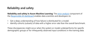 Responsible Machine Learning | PPT