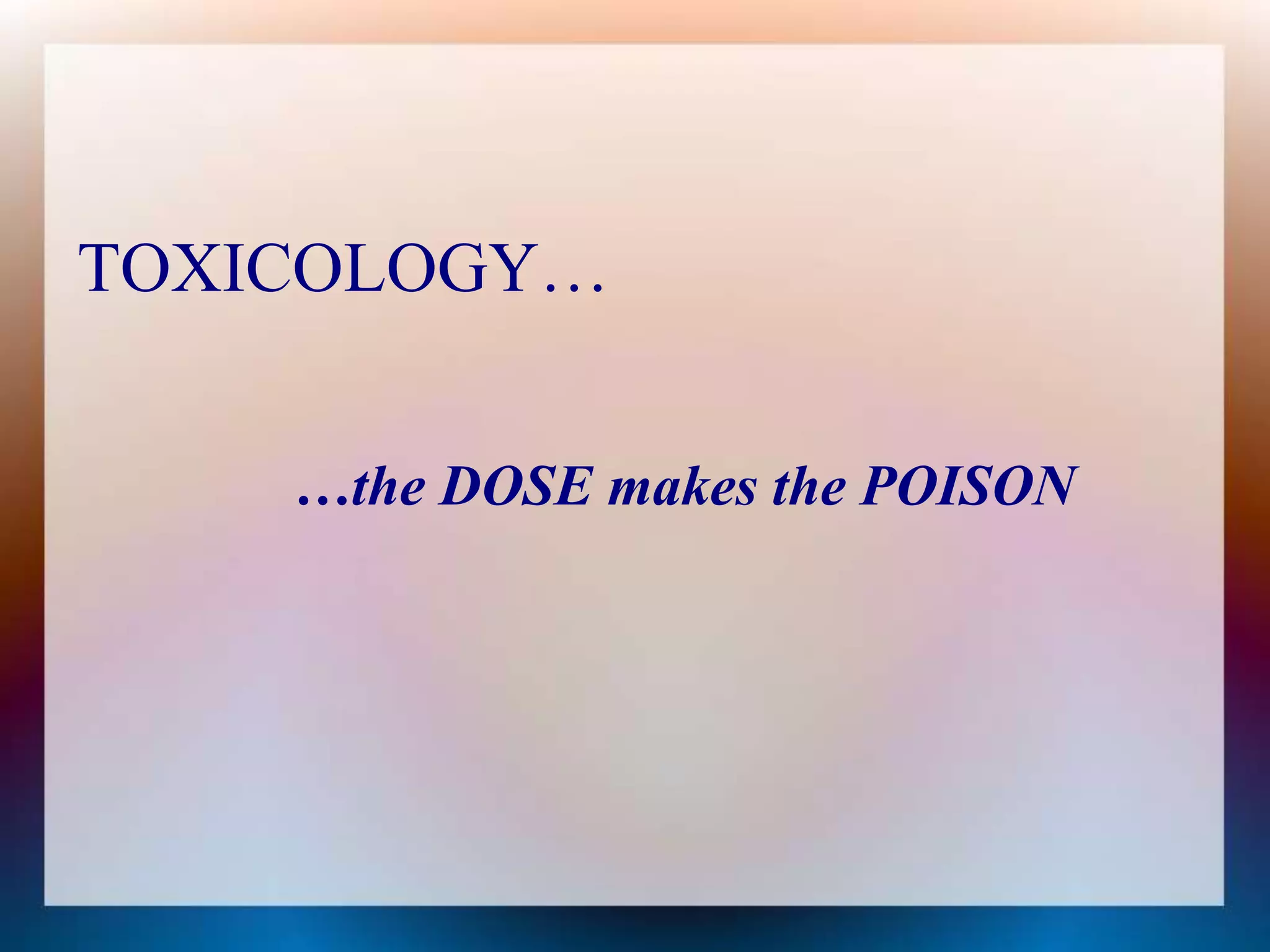 Toxicity | PPTX