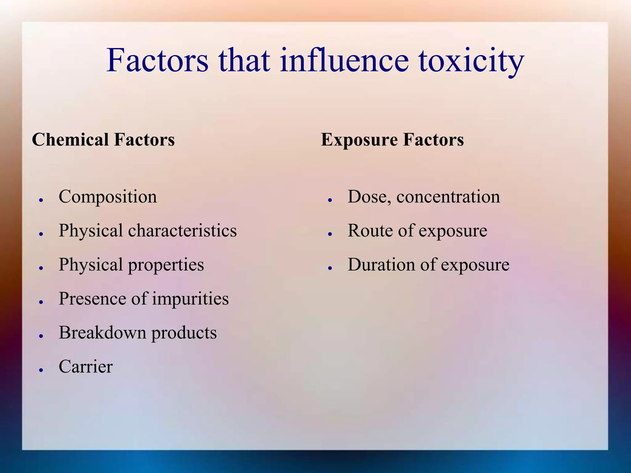 Toxicity | PPTX