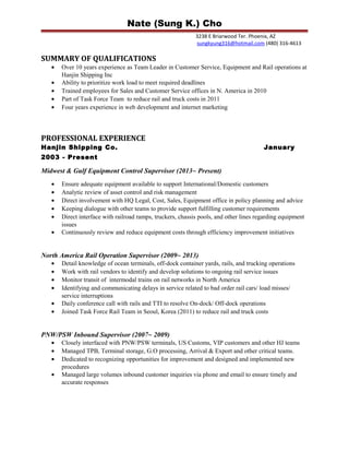 Nate Cho Resume | DOC