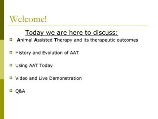 Animal Assisted Therapy | PPT