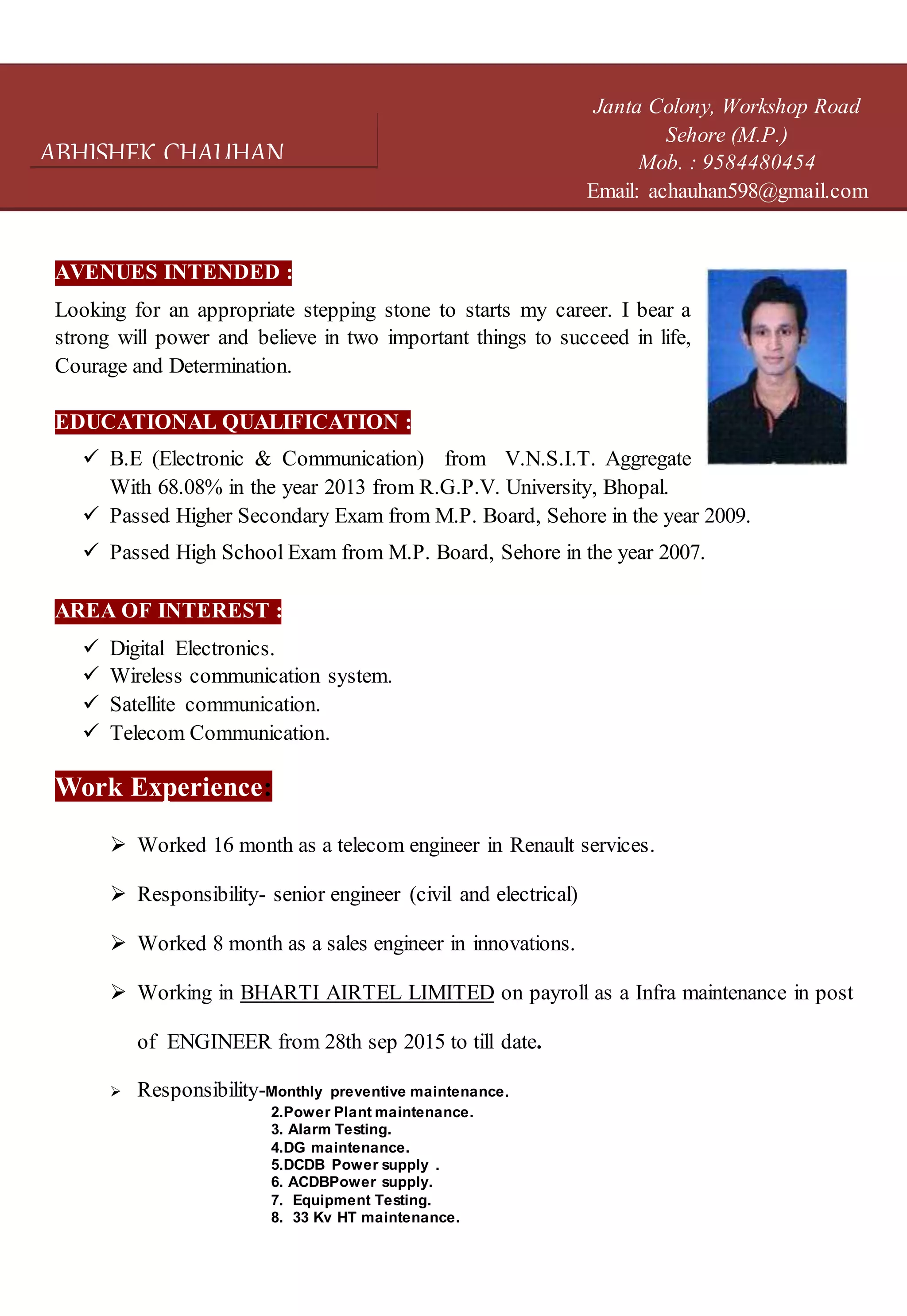 abhishek chauhan resume (1) | DOCX