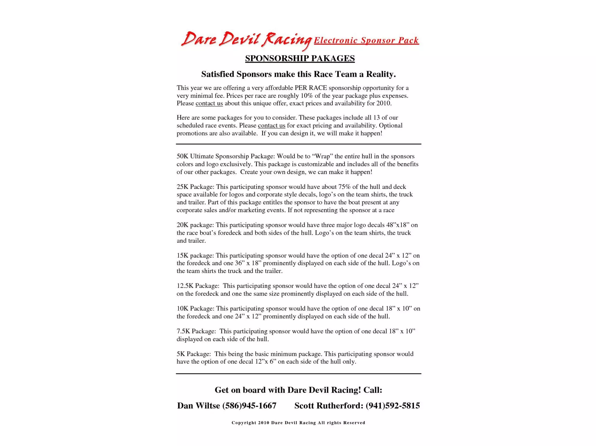 Dare Devil Racing | PPT