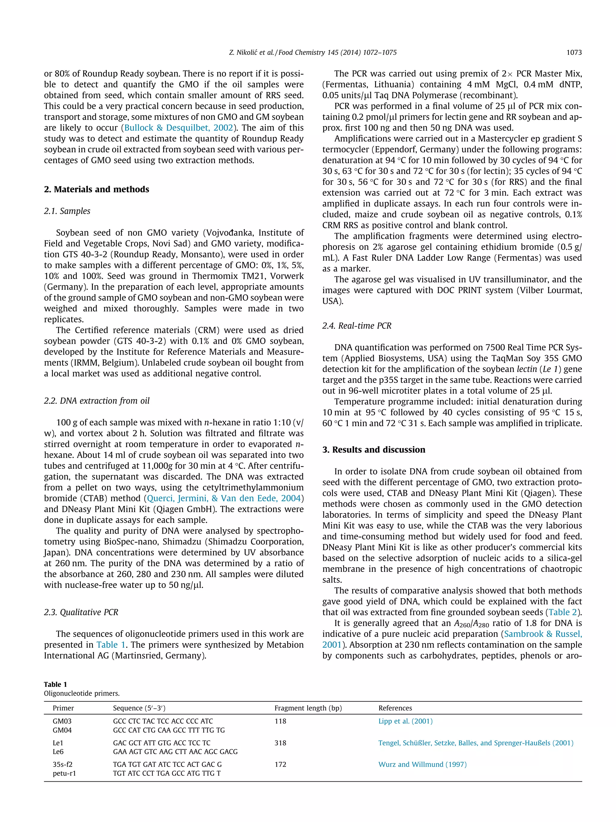Detection of Genetically Modified Soybean in Crude Soybean Oil.PDF