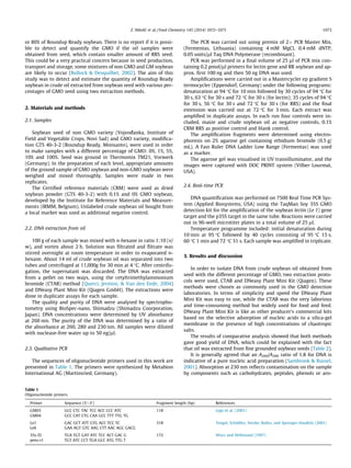 Detection of Genetically Modified Soybean in Crude Soybean Oil.PDF