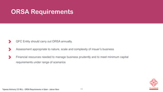 Non-Technical Guide Series - Qatar - ORSA | PDF