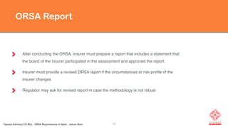 Non-Technical Guide Series - Qatar - ORSA | PDF