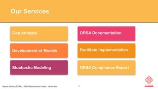 Non-Technical Guide Series - Qatar - ORSA | PPT
