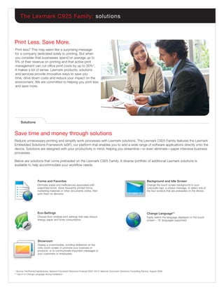 C925de Brochure | PDF