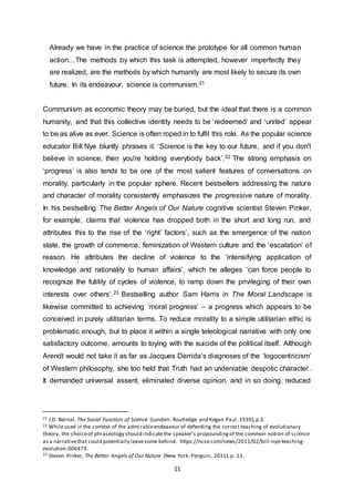 4. ARENDT SCIENCE AND THE POLITICAL | PDF