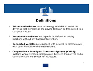 PPT Automated and connected driving | PDF