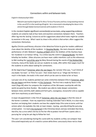 Article Connections within and between texts | DOCX