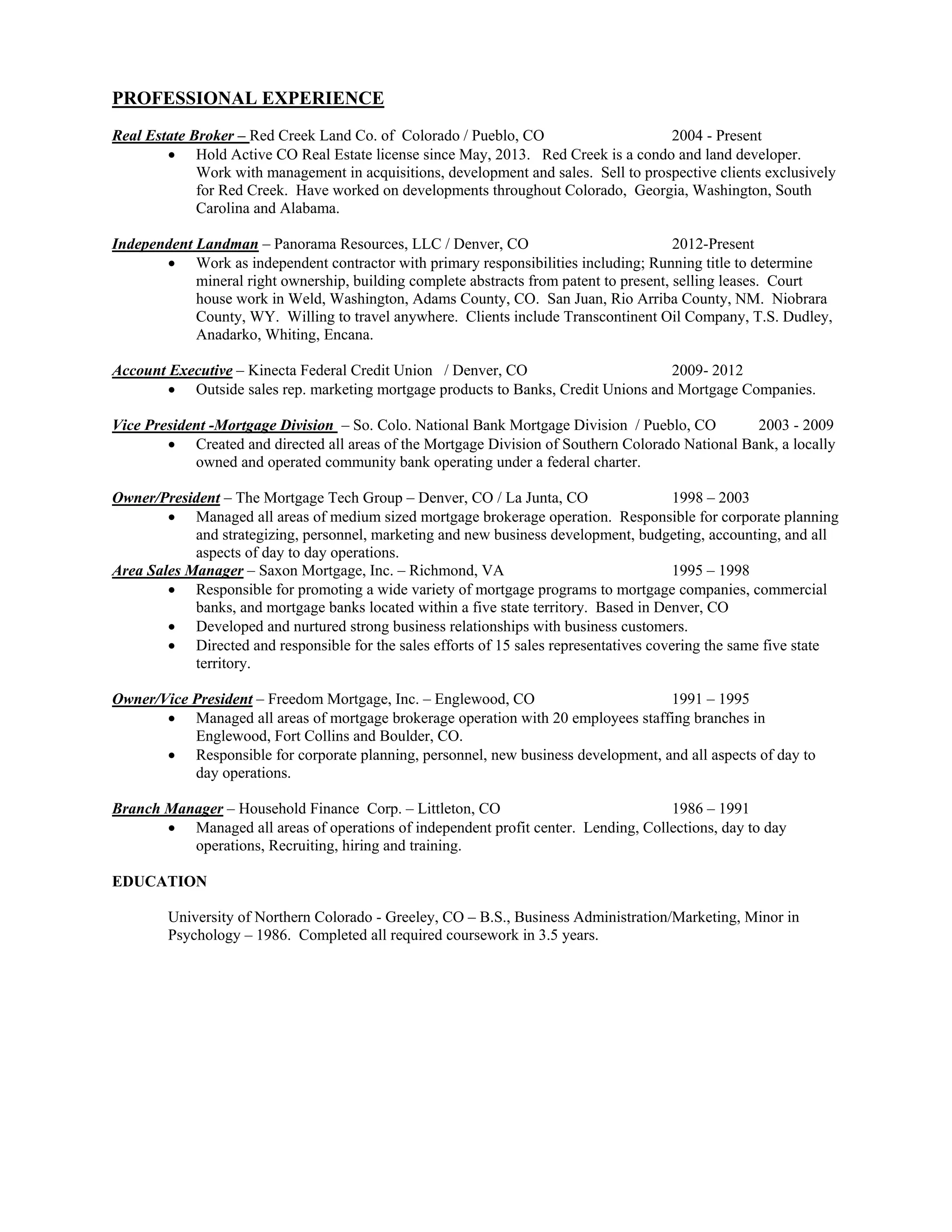 RESUME - Steve Nielsen | PDF