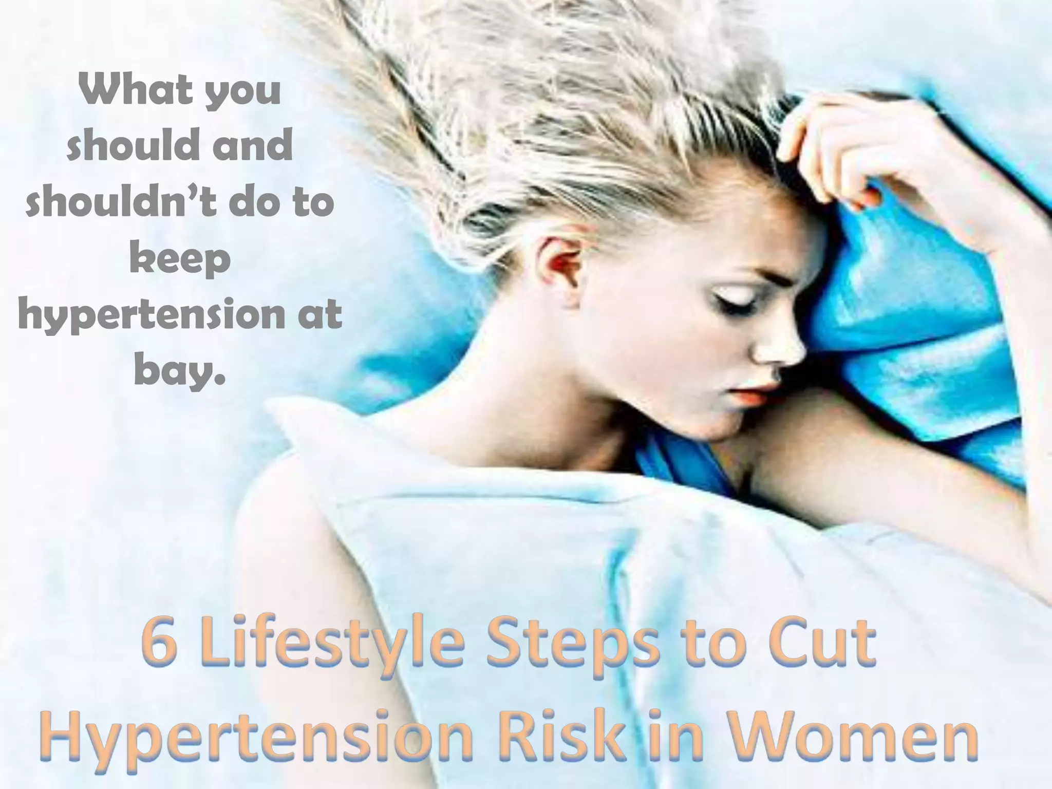 hypertension risk in women | PPTX