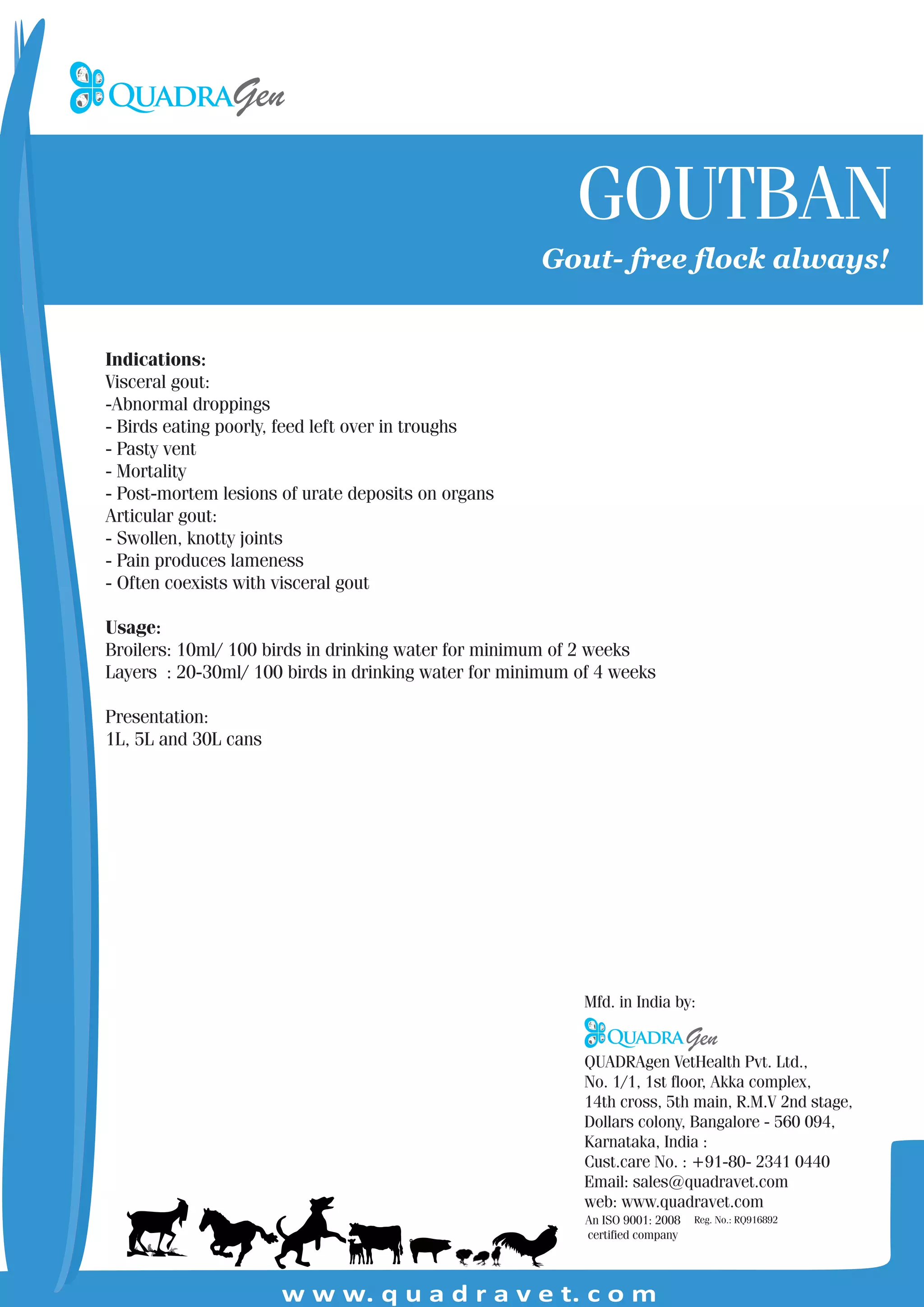 Water additives for poultry 2015 | PDF