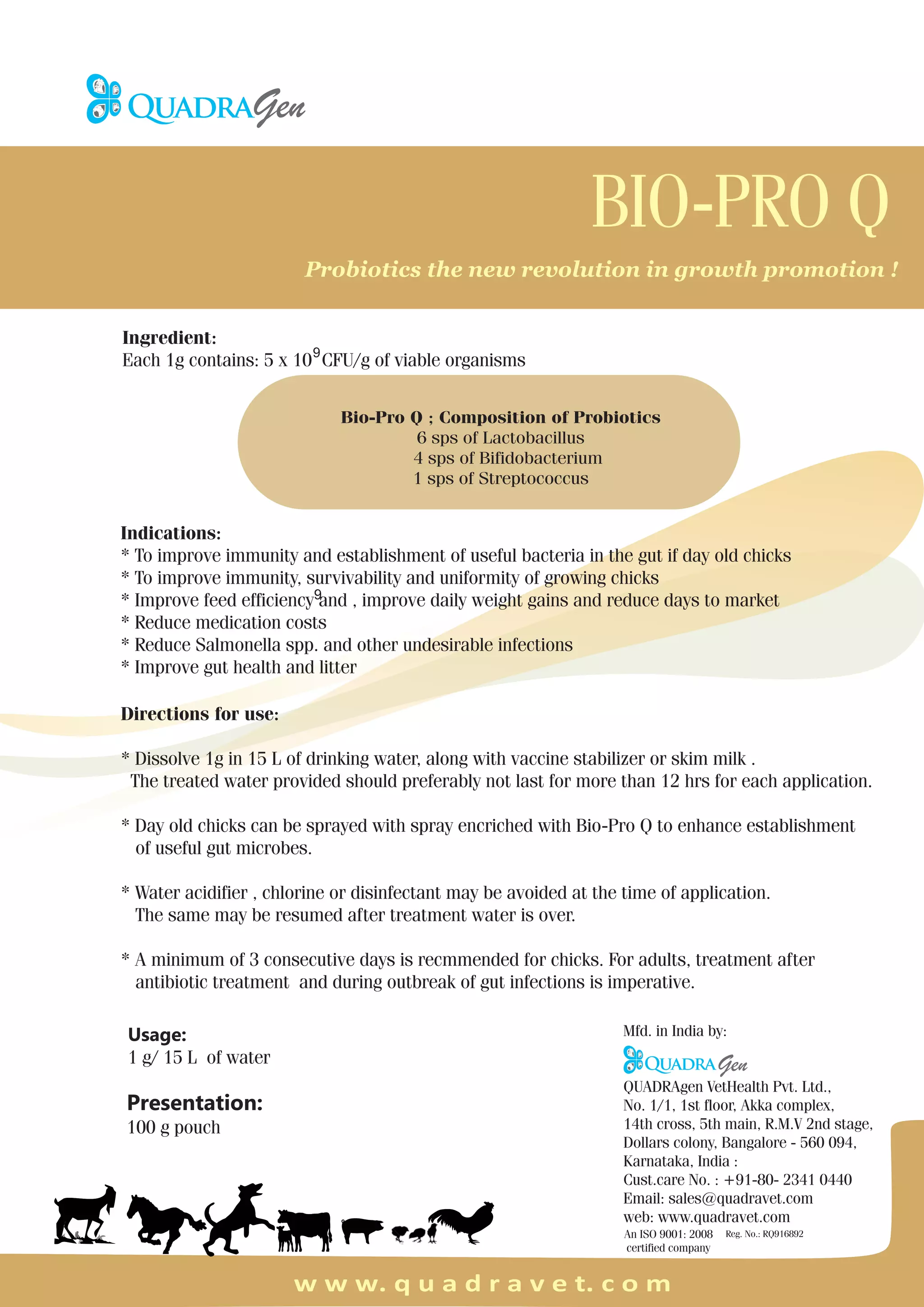 Water additives for poultry 2015 | PDF