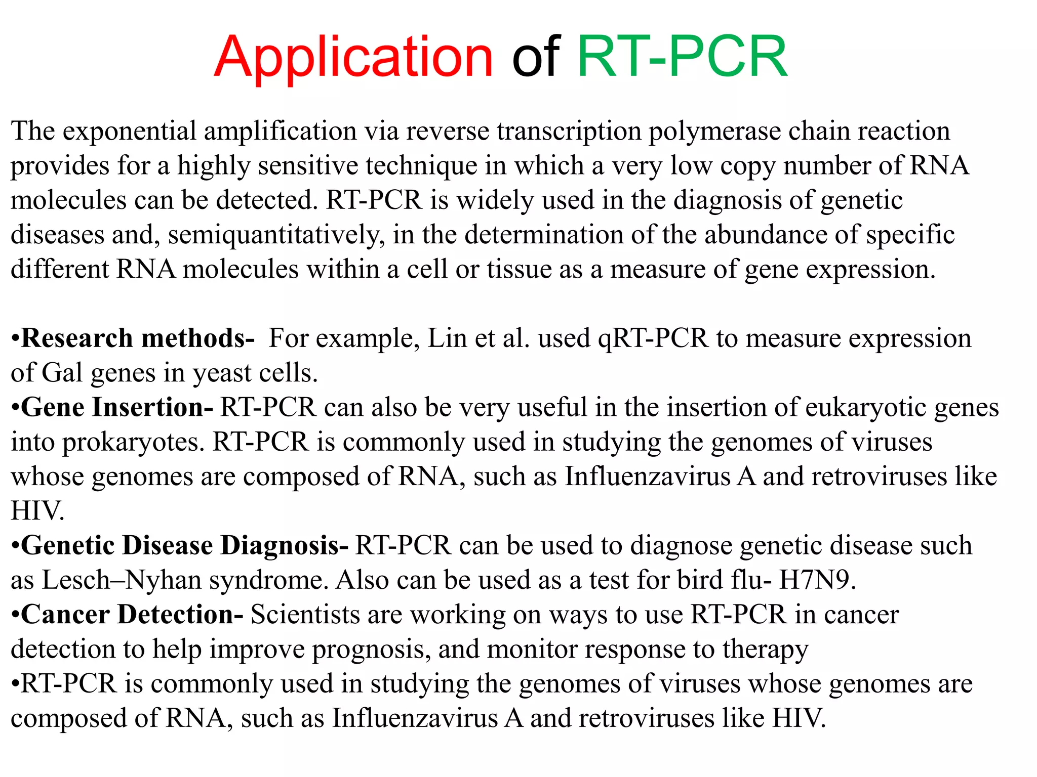 Introduction of RT PCR | PPTX