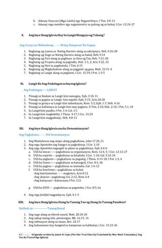 THE ONE TRUE CHURCH | DOCX