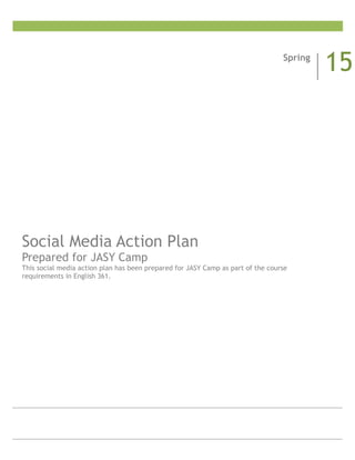 JASY Social Media Action Plan-3 | PDF