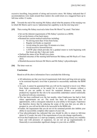 U2015 6453 Sidney v Employsure - decision | PDF