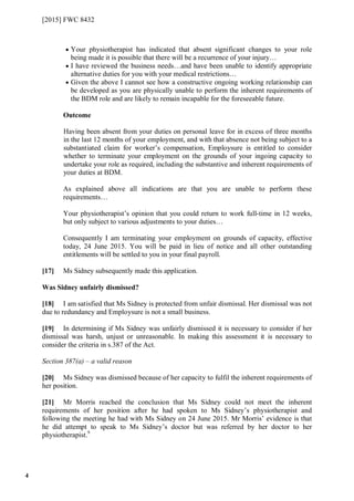 U2015 6453 Sidney v Employsure - decision | PDF