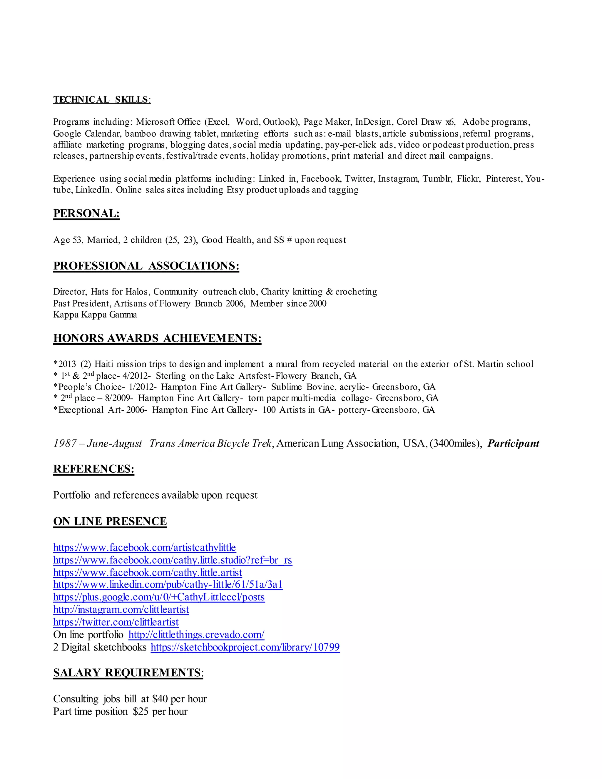 Cathy Little resume 53 noss | DOCX
