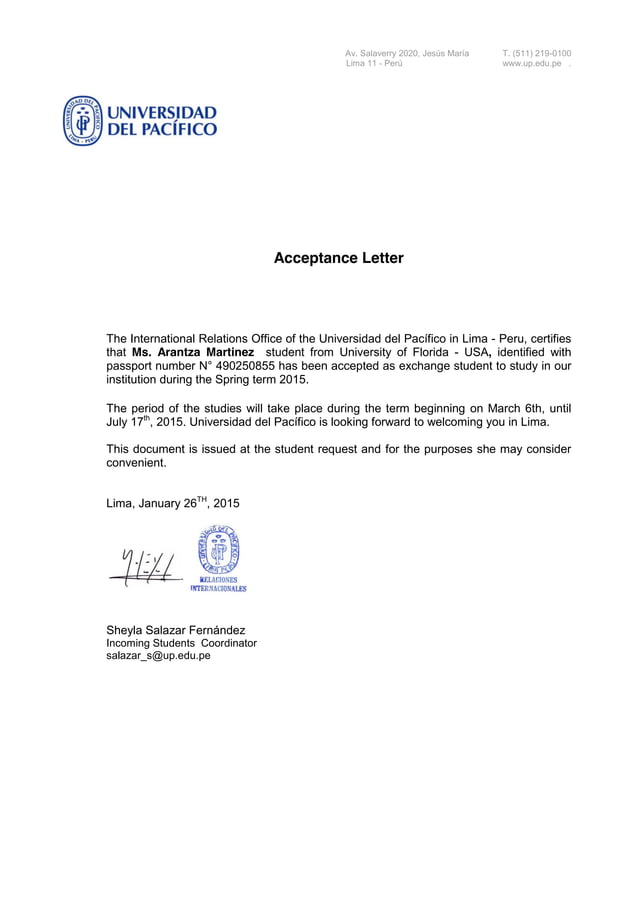 UP Acceptance Copy | PDF