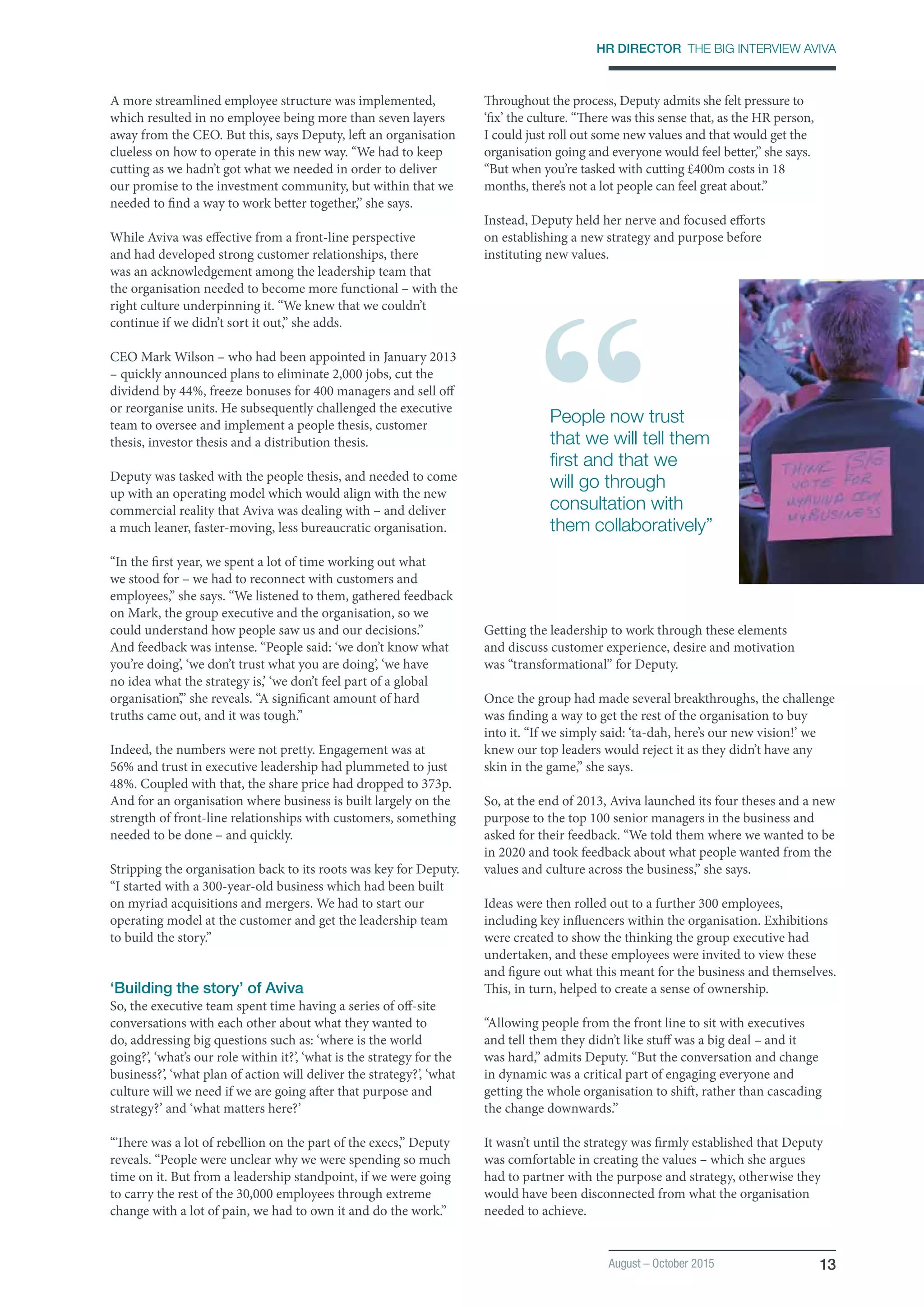 HR Director – Christine Deputy, Aviva | PDF