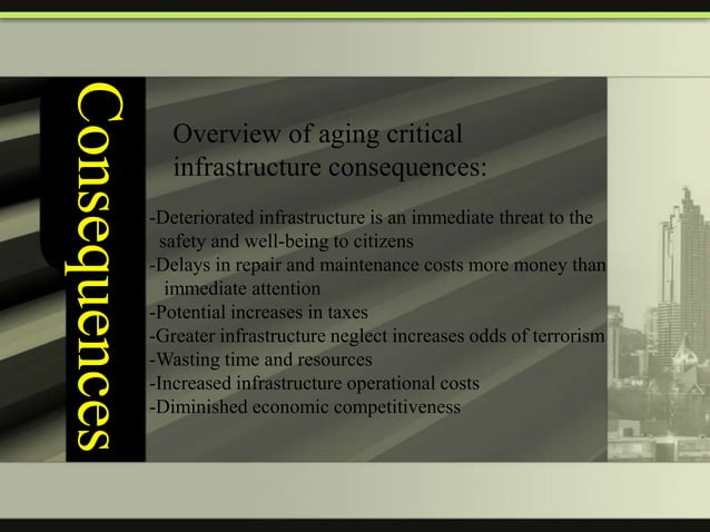 The_Threat_of_Aging_Infrastructure_in_America_Presentation | PPT