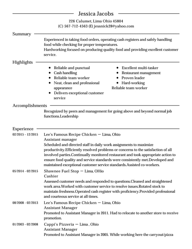 Jessica Jacobs Resume 1 (1) | PDF