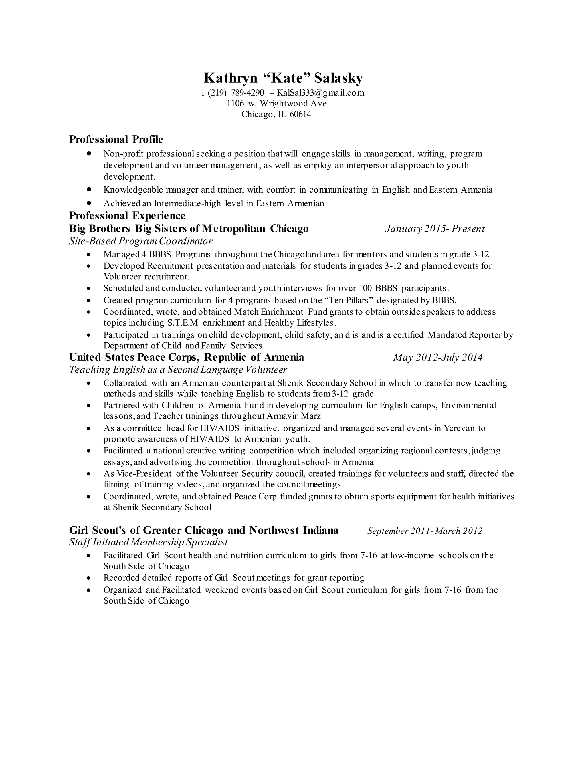 Master resume | DOCX