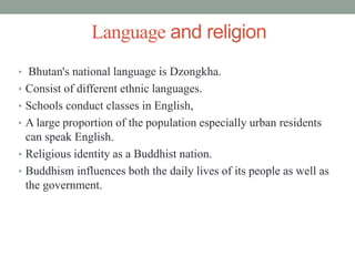 Bhutanese culture influence learning skill | PPT