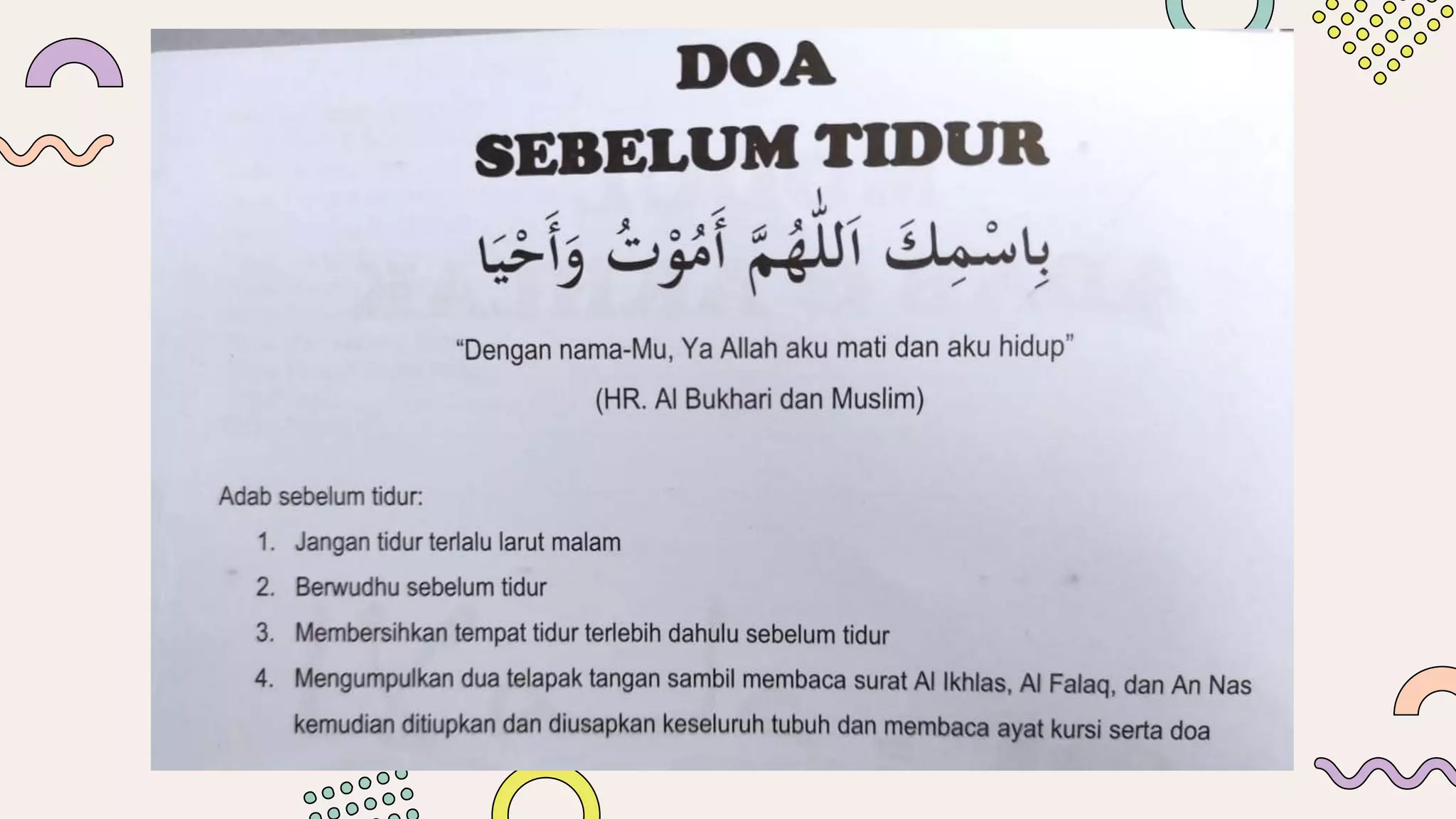 Adab-adab islami 1 kamis_23072020 | PPTX