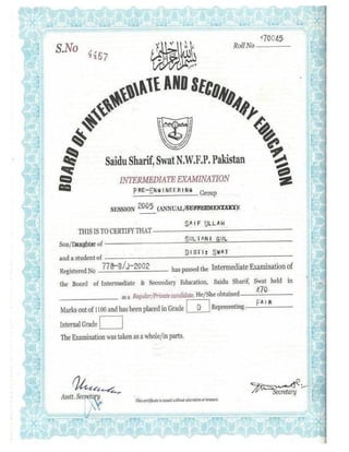 Fsc certificate 1 | PDF