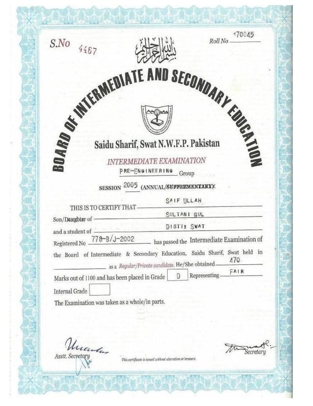 Fsc certificate 1 | PDF