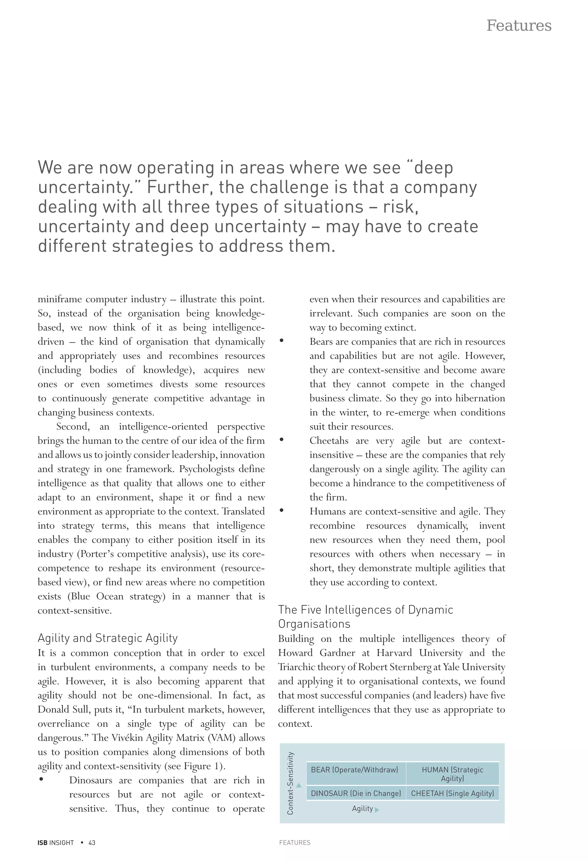 ISB Insight_May 2013_Baba Prasad_Strategic Agility through ...