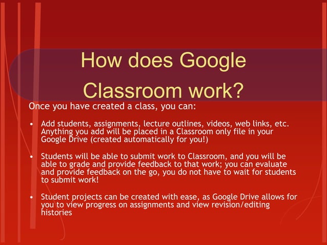 Google classroom intro | PPTX