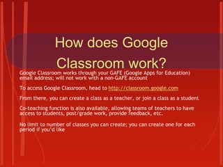 Google classroom intro | PPTX