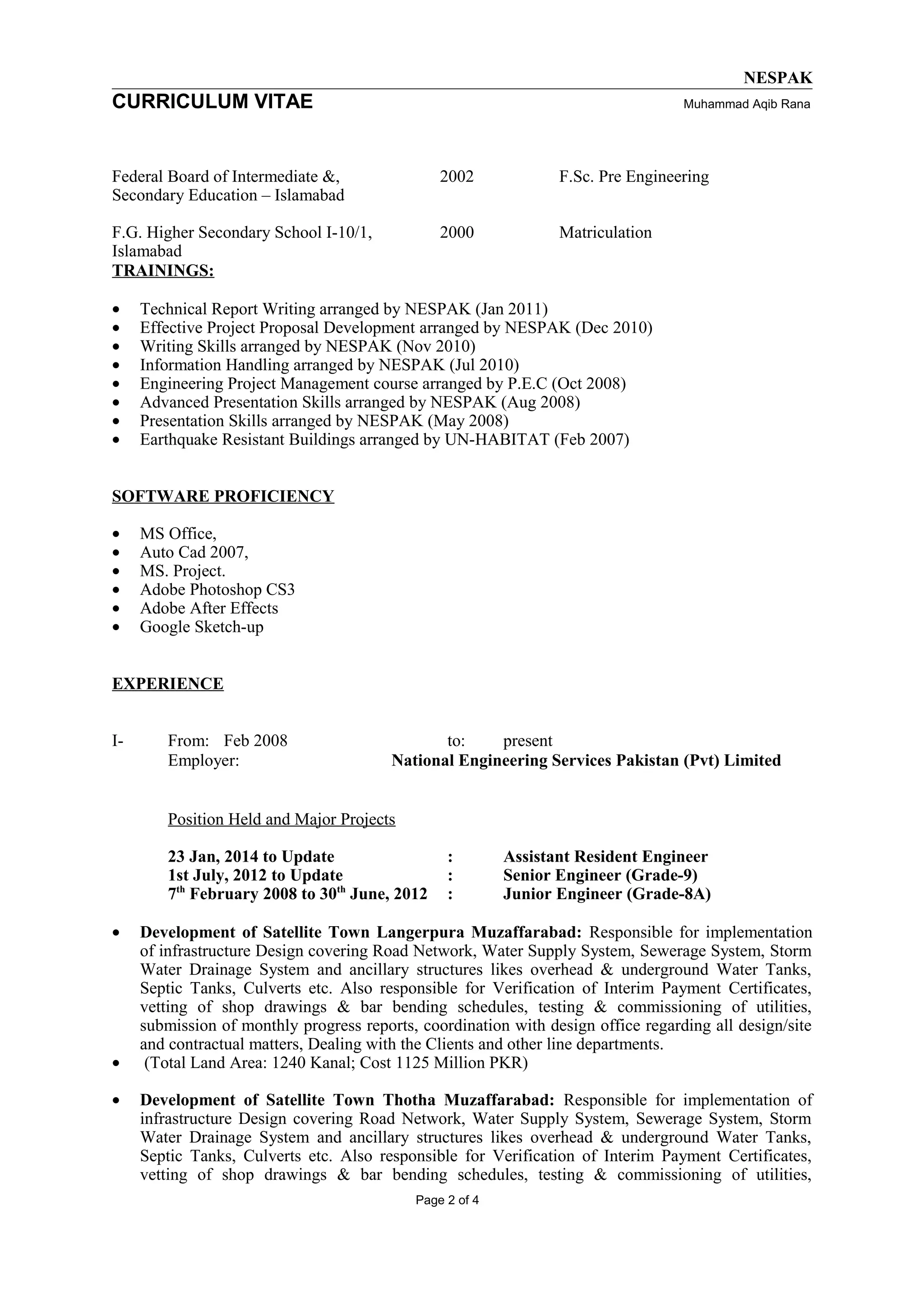 Aqib Rana CV Revised | PDF