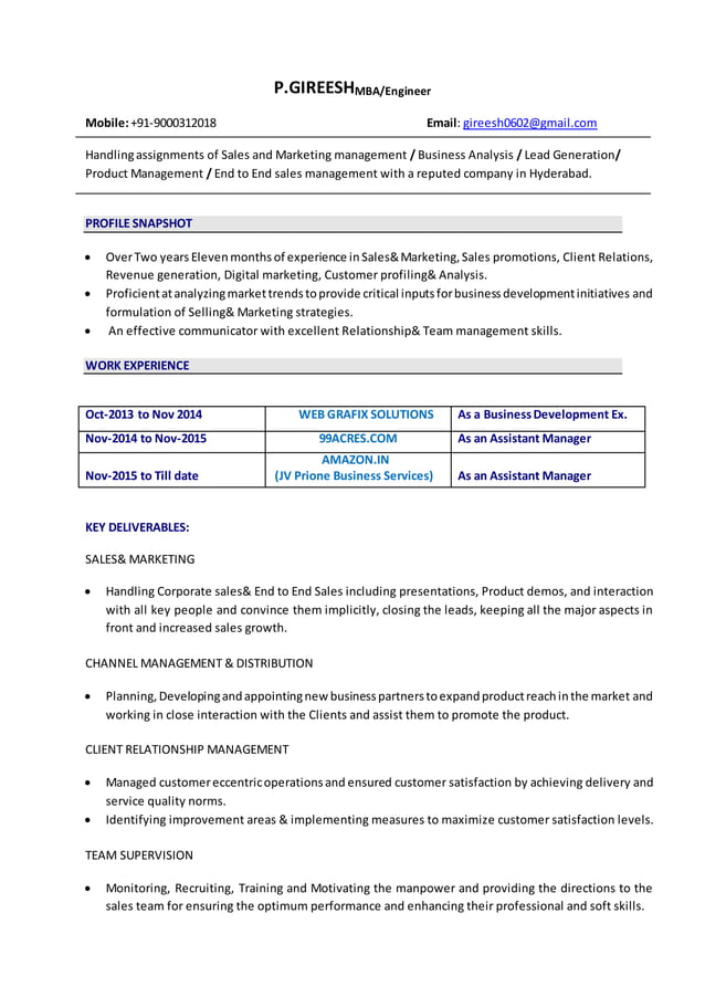 Profile_Gireesh | DOCX