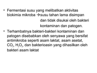 Manfaat Bakteri Asam Laktat pada Susu Fermentasi | PPT