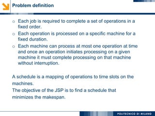 Presentation_Parallel GRASP algorithm for job shop scheduling | PPT